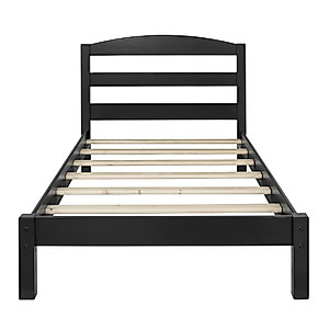Dorel Asia DA7428-BK Bed, Twin, Black