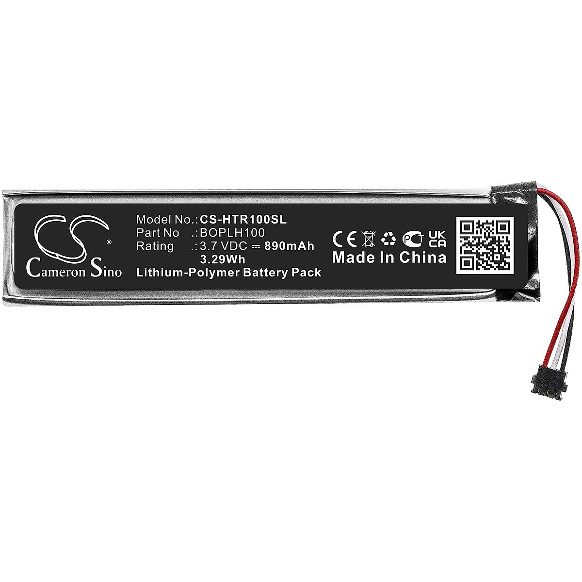 Cameron Sino New Replacement Battery Fit for HTC Vive Controller, Vive Controller VR, Vive Handle Controller VR, Vive VR SS(890mAh / 3.29Wh)