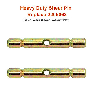 AUTOVIC For Polaris ATV Snow Plow Glacier Pro Shear Pin Replace 2205063-Gold(2pcs)