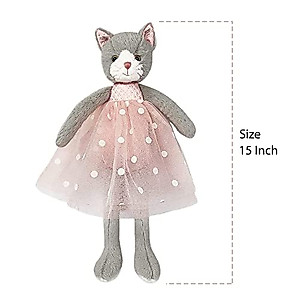 MON AMI Duke The Labradoodle Dog Stuffed Animal – 11”, Hand Crafted & Soft Cuddly Dog Plush Toy for Little Boys/Girls & Kids of All Ages