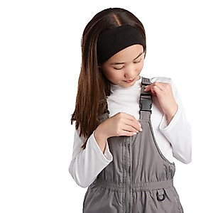 Wippette Girls’ Snow Bib – Kids’ Insulated Waterproof Snowboard Ski Snow Pants Overalls for Girls (5-18), Size 16-18, Charcoal