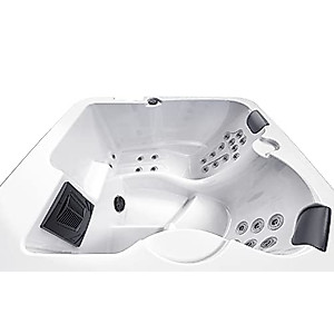 Luxuria Spas Monterey 3-Person 32-Jet Plug and Play Lounger Hot Tub with Ozonator