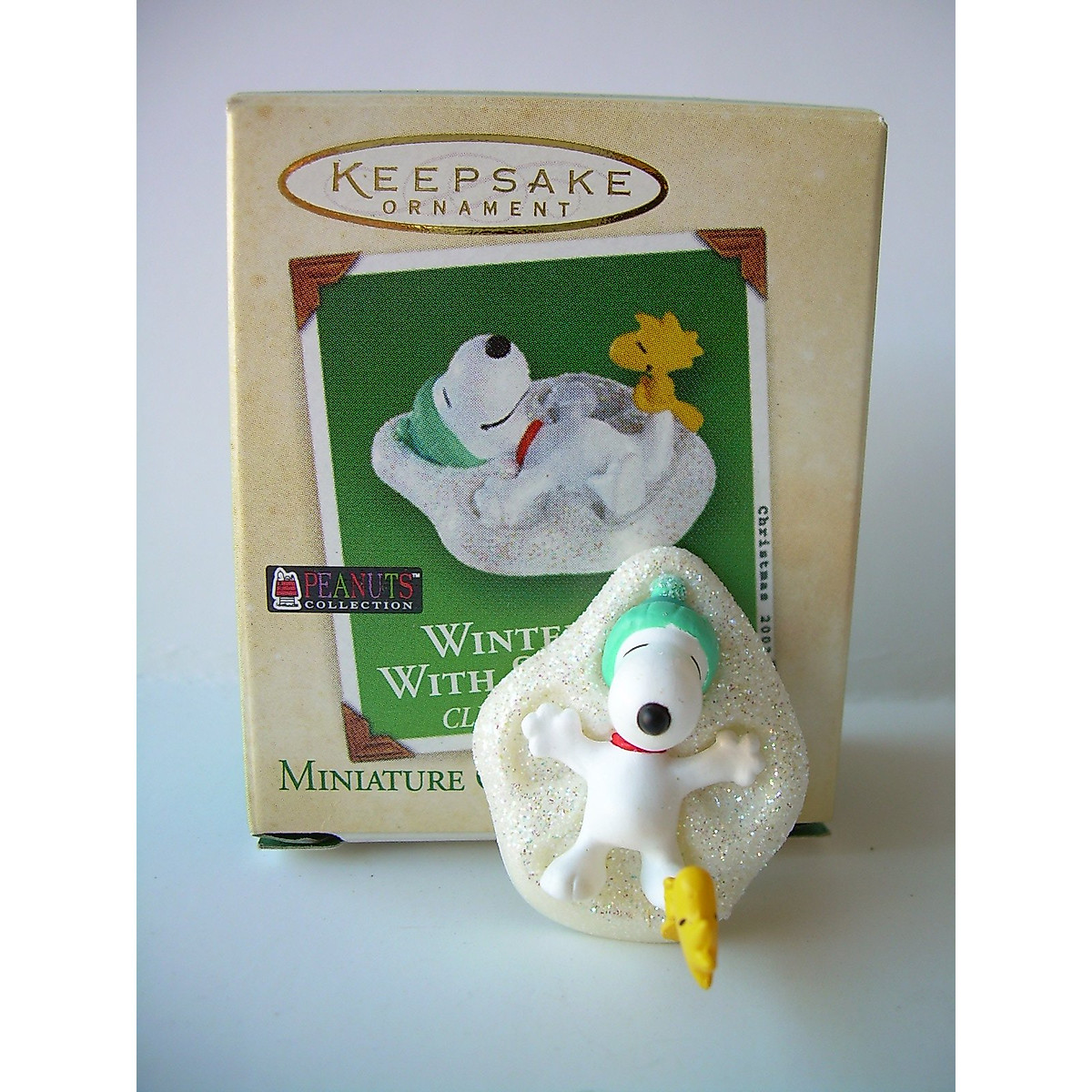 Hallmark Keepsake Ornament Winter Fun With Snoopy Clip-On Miniature Collector's Series (2003) QXM4869