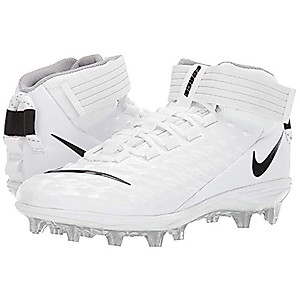 Nike New Force Savage Pro 2 Football Cleats White/Black/Wolf Grey Size 13 M