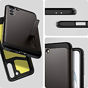 Spigen Tough Armor [Extreme Protection Tech] Designed for Galaxy S21 Case (2021) - Gunmetal