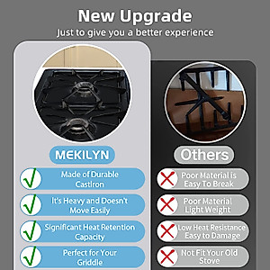 Gas Stove Grates Replacement 8053458 Gas Range Burner Cooking Grate for Whirlpool WPW10268483 W10268483 8053580 AP6018155 PS11751457