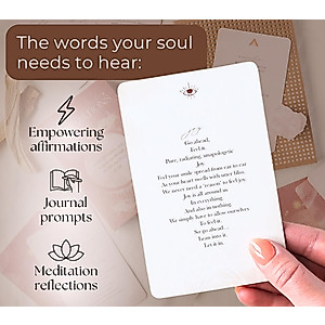 Daily Affirmation Cards for Women - Motivational Cards, Positive Affirmations Cards. Inspirational Manifestation Cards, Thoughtful Spiritual Gifts for Women, Self Care Inspirational Gifts for Women