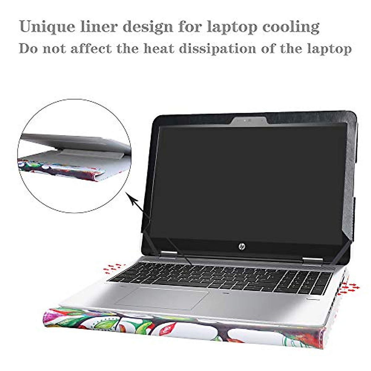 Alapmk Protective Case Cover for 15.6" HP ProBook 650 G4 G3 G2 G1/ProBook 655 G3 G2 G1 Series Laptop [Warning:Not fit ProBook 450/ProBook 455],Love Tree