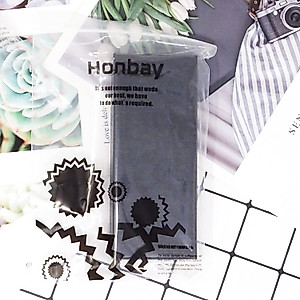 Honbay 1PCS Rhinestone Little Bee Keychain Bumble Bee Sparkling Keyring Animal Key Chain Decor in A Box for Bag Purse Wallet