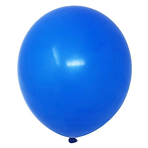 Allgala Latex Balloons for Parties | Helium Grade Bulk Balloon Pack | Ideal for Birthday Party Decorations, Baby Shower, Christmas Party | Colored Balloons for Events | 100ct 12" - Royal Blue