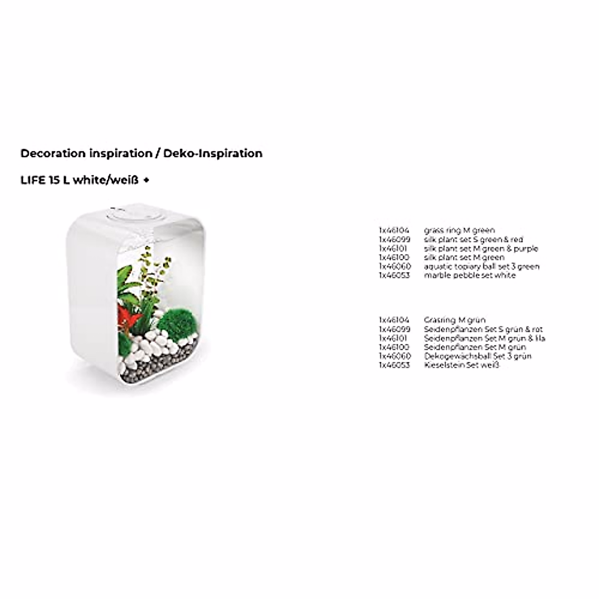 biOrb Feng Shui Pebble Pack, White