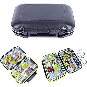 Guyuyii Portable Small Tackle Box - Compact, Durable, and Water-Resistant Organizer for Fishing Gear and Accessories