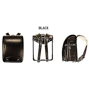 ransel randoseru japanese automatic black school bag girls and boys PU leather light weight