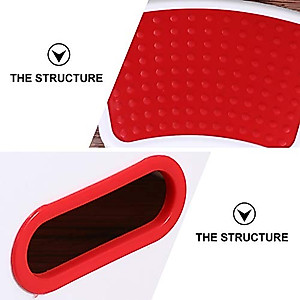 Step Stool Step 1pc Bathroom Potty Plastic Multifunctional Red Room Handle Adult Toddler Kids Footstool Safety and Non- Lightweight Non Small Bedroom Light Toddlers Baby Foot Stool