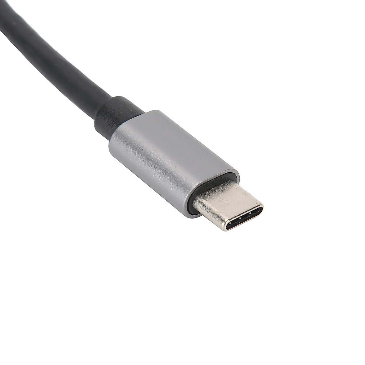 Shipenophy Type-C Hub Stable Operation 4-in-1 USB 3.0/3.1 Specifications Silver Durable Type‑C Adapter for PC Laptop Computer