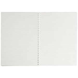 KOKUYO Spiral Lined Notebook, 10'' x 7'' Pastel Journal B5 Soft Ring Notebooks with Dot 6 mm Ruled, 40 Sheets, Light Blue 1 Subject Notebook, Note Taking for School. Japan Import (SU-SV301BT-LB)