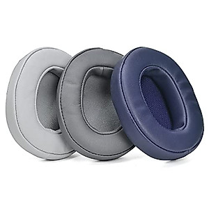 Leather Cushion Earpads Compatible withSkullcandy Crusher Wireless/Crusher ANC/Hesh3 Headset Earmuffs Memory Foam Covers Ear Cushions for Headset Headphone