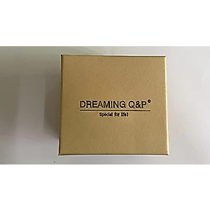 DREAMING Q&P IP Gold Plating Steel Roman Numeral Dial with Rhinestones Luxury Mens Wrist Watches for Man Black 003