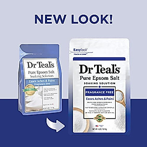 Dr Teal's Pure Epsom Salt Soak, Fragrance Free, 4 lbs