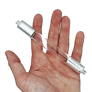 lumenivo G4T5 UVC Light Bulb Replacement 4 Watts Germicidal UV Light - G5 Miniature Bi-Pin - T5 UVC Lamp Replacement - 2 Pack