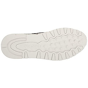 Reebok Women's Classic Leather Sneaker, Chalk/Batik Blue/Atomic Pink, 8