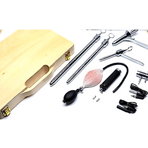 O.R Grade Electric Sigmoidoscope Set for OB/Gynecology/Sigmoidoscopy/Rectal with Wooden Box