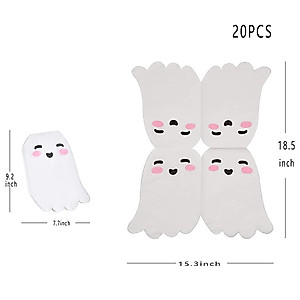 GGBOY 80 Pcs Halloween Napkins Ghost Witch Skull Pumpkin Halloween Paper Napkins, Halloween Theme Party Napkins Halloween Cocktail Napkins Halloween Napkins for Decoupage Halloween Tableware