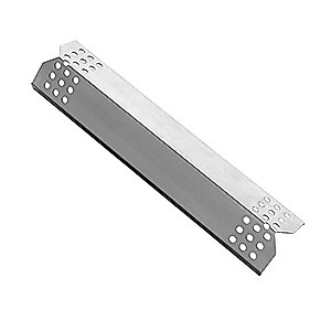 Stainless Steel Grill Heat Plate Shield Tent Replacement for Nexgrill 720-0830H, Grill Master 720-0697, 720-0737,Uberhaus 780-0003 Gas Grill 14 9/16" x 3 3/8"(4 Pack)