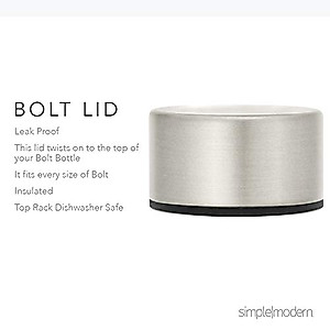 Simple Modern 17oz Bolt Sports Water Bottle - Stainless Steel - Double Wall Vacuum Insulated - Leak Proof Bottle Pattern: Ocean Quartz (Wave Water Bottle)