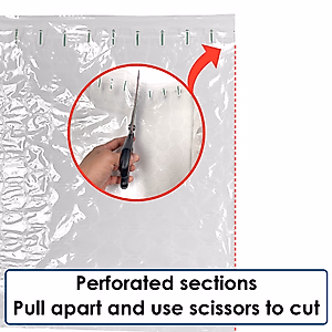 Innovative Haus 16 Inch x 72 Feet Inflatable Bubble Cushioning Wrap with Free Pump - Air Pillows for Shipping - Column Wrap for Heavy Duty Packing and Shipping Packaging