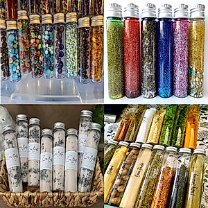 8 Pcs 110ml Plastic Test Tubes 33 x 152mm Clear Flat Test Tubes with Screw Caps for Scientific Experiments, Bath Salts, Candy Storage, Party Favors