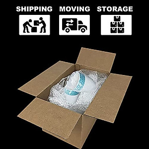 Generic Clear Self-Seal Bubble Out Bags,20 Pack Double Walled Bubble Clear Wrap Pouches for Moving, Packing, Shipping, Mailing and Storage,12x12 Inch