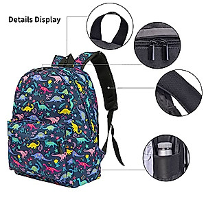 Dinosaur Kids Backpack For Boys Girls,Lightweight Little Kids Backpacks Elementary Toddler School Bags Preschool Bookbag Travel Bag