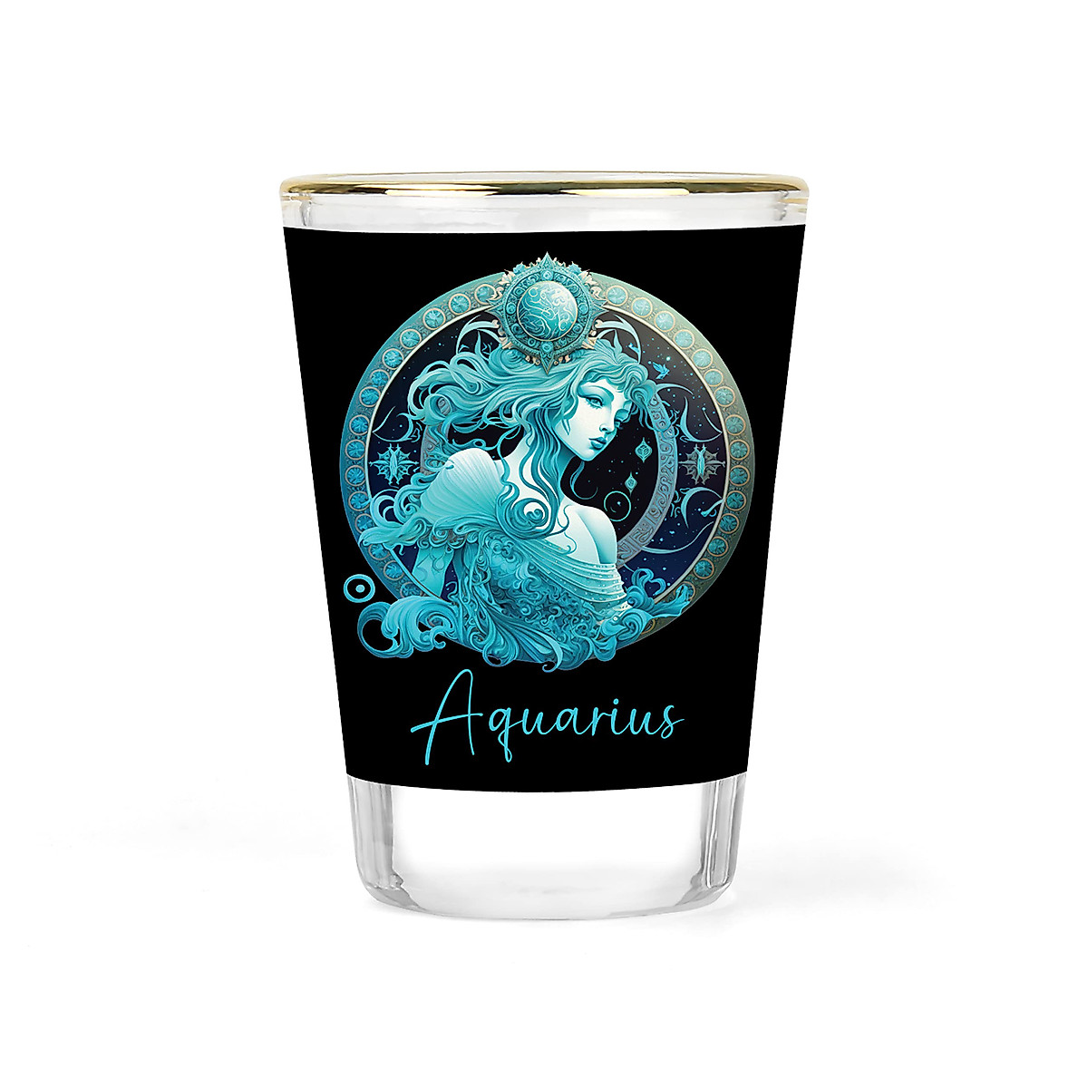 Zodiac Shot Glasses - Horoscope Gift - Aries, Taurus, Gemini, Cancer, Leo, Virgo, Libra, Scorpio, Sagittarius, Capricorn, Aquarius, Pisces
