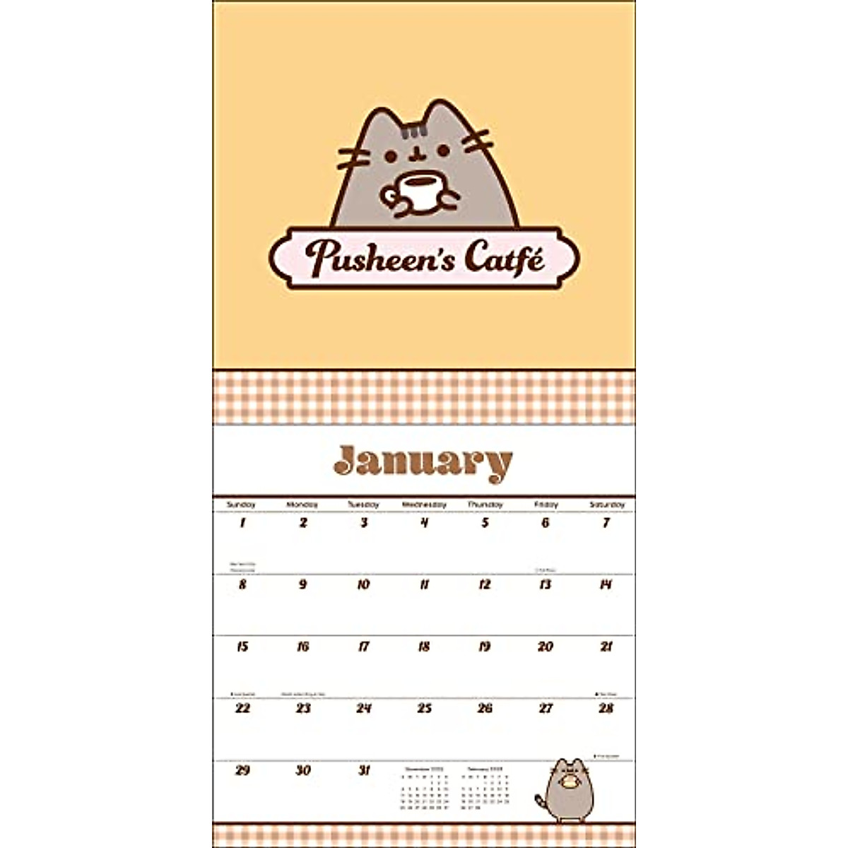 Pusheen 2023 Wall Calendar