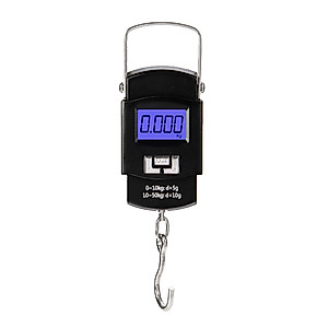 Hyindoor Portable Luggage Scale 50kg/110lb Electronic Digital Suitcase Weight Scale Travel Bag Hanging Weighing Scale