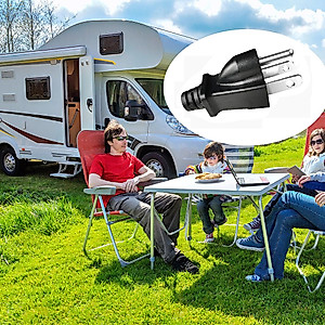 Neutral Ground Bonding Plug for Portable Inverter Generator Surge Guard Generator with Floating Neutral on RV.Camper for Open Ground Error. Compatible with EcoFlow/Honda/Champion generators