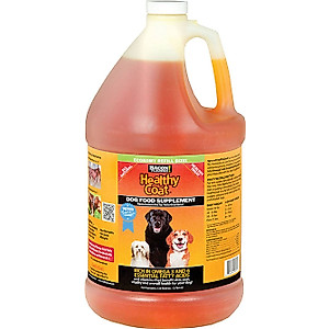 HealthyCoat Dog Food Supplement: Gallon. for Excessive Shedding, Itching, Hot Spots, Allergies.