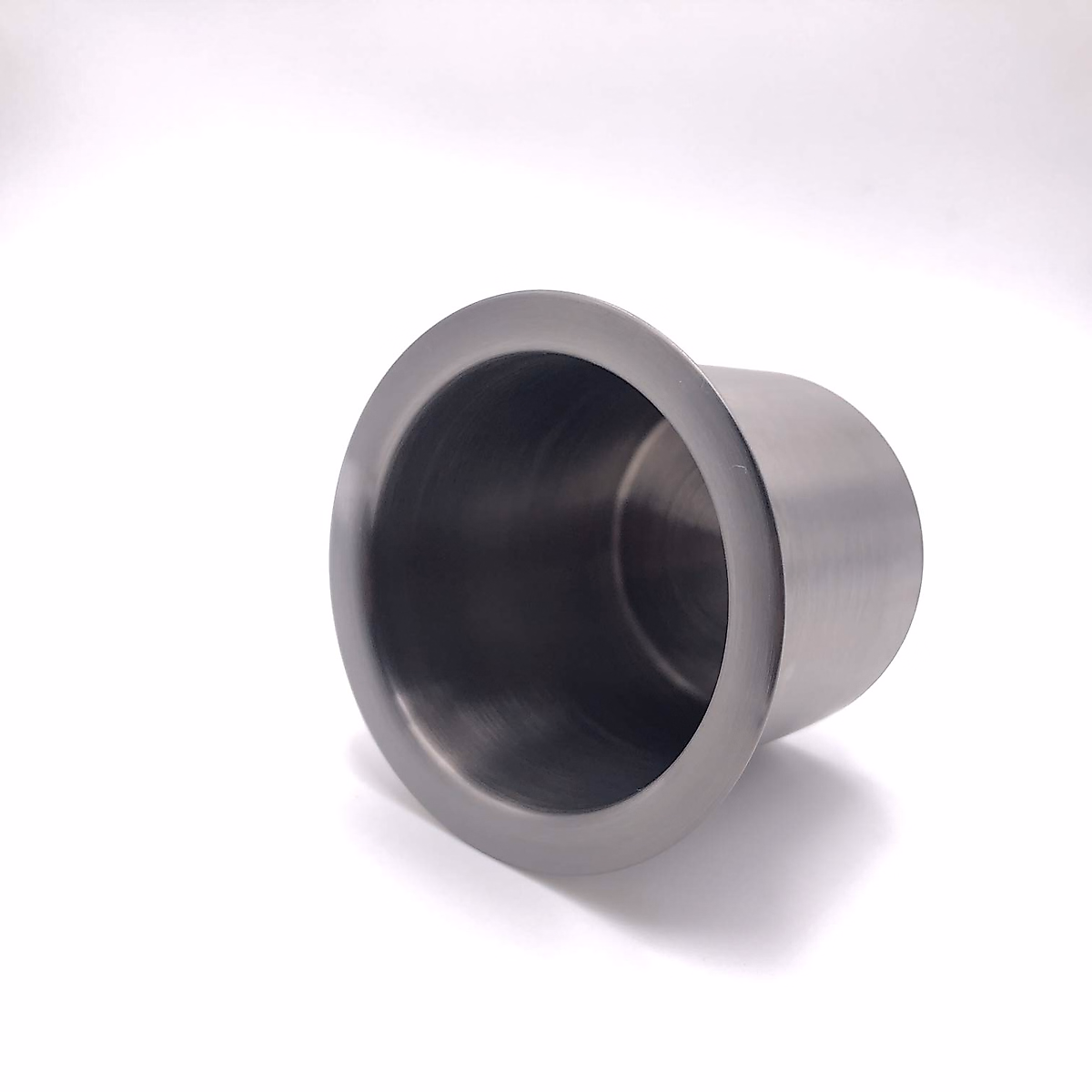 Pack of 1 Stainless Steel Drop-in Cup Drink Holder Poker Table Drink Holder (Black)