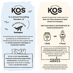 KOS Vegan Protein Powder, Chocolate USDA Organic - Low Carb Pea Protein Blend, Plant Based Superfood with Vitamins & Minerals - Keto, Soy, Gluten Free - Meal Replacement for Women & Men - 10 Servings