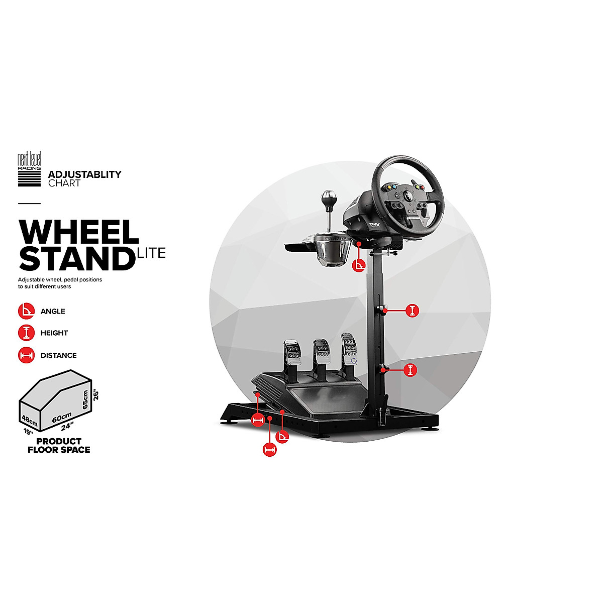 Next Level Racing Wheel Stand Lite - Not Machine Specific
