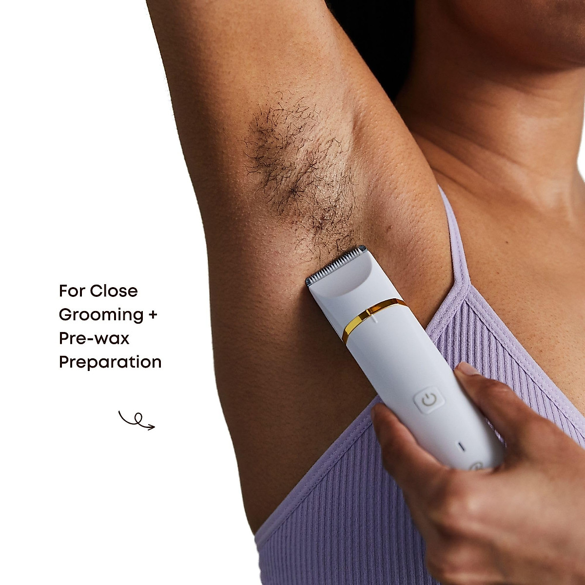 Bushbalm Bikini Trimmer - Electric Shaver Body Hair Razor for Women, Waterproof, Cordless Shaver for Sensitive Areas, Close Grooming for Bikini, Underarms, and Legs – Francesca Trimmer