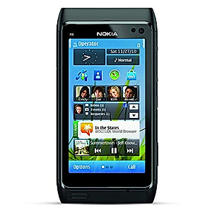 Nokia N8 Unlocked GSM Touchscreen Phone Featuring GPS with Voice Navigation and 12 MP Camera (Black) (Black)