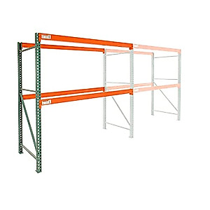 Global Industrial Teardrop Pallet Rack Add-On 96"W X 42"D X 144"H