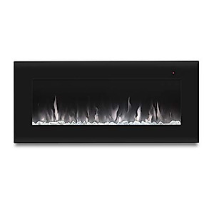 Real Flame Corretto Electric Fireplace, 40", Black