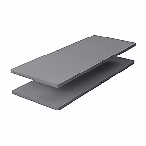 Mayton 1.5-Inch Split Fully Assembled Bunkie Board for Mattress/Bed Support, Queen Grey.