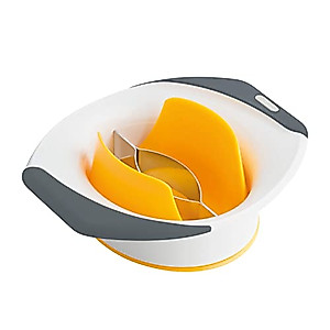 Zyliss Slice & Peel Mango Tool - Mango Slicer, Peeler and Pit Remover Tool - Mango Cutter with Stainless Steel Microblades - Dishwasher-Safe Kitchen Tool & Gadget