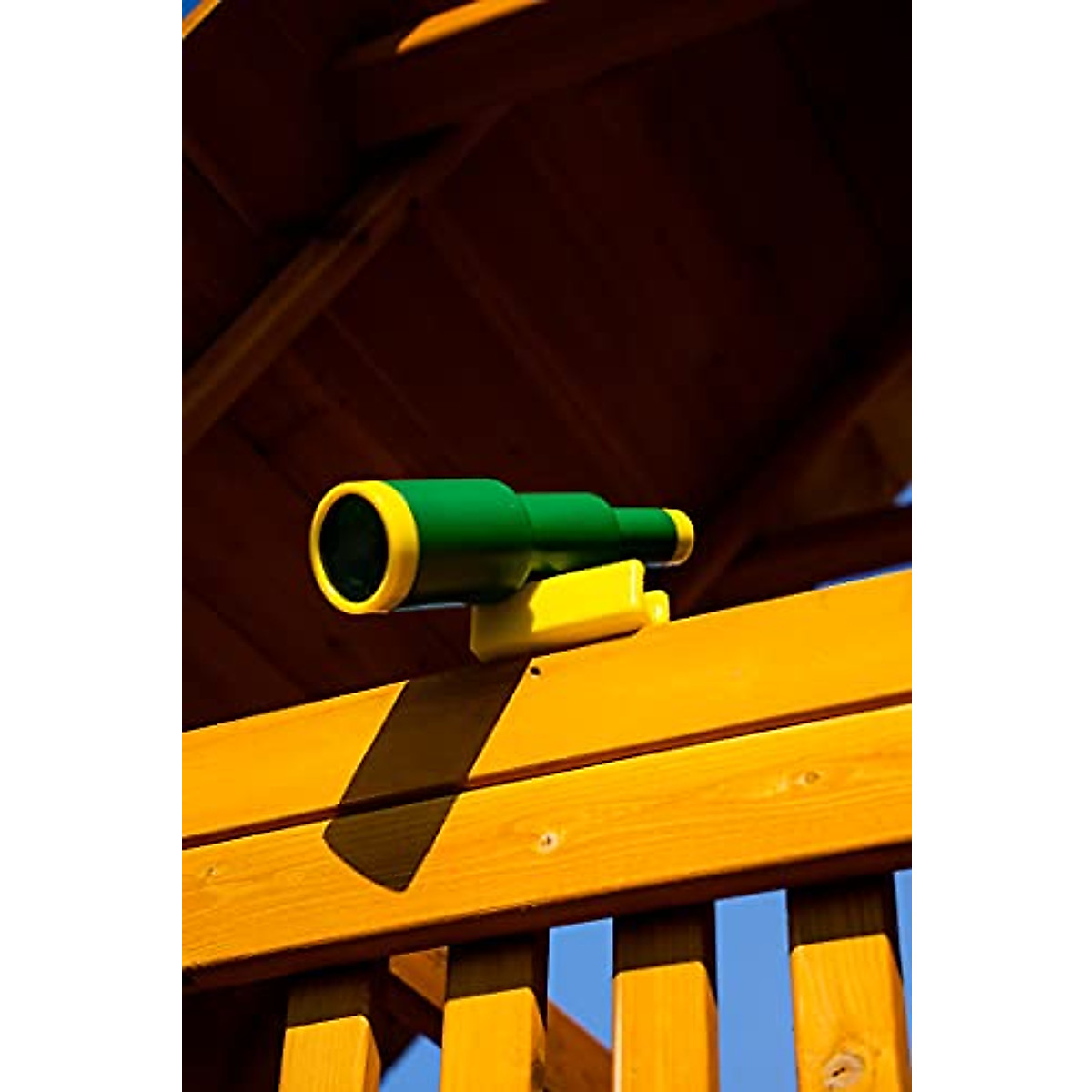 Eastern Jungle Gym Extra Large Plastic Toy Telescope Swing Set Accessory Green for Outdoor Wooden Swing Set