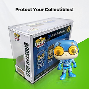 EcoTEK Protectors 2 Funko Pop Protector Hard Case - Crystal Clear, Pack of 2, Heavy Duty, Acid-Free Storage Box and Display Case with Film, Acrylic Protector (2 pcs)