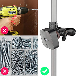 iTODOS 2 Pack Clip Clamp Mount for Blink Outdoor 4 (4th Gen)/(3rd Gen)/Blink XT/XT2/Blink Mini,Metal Clip Clamp Holder,Blink Camera Mount Attach Blink Camera Wherever You Like Without Any Tools